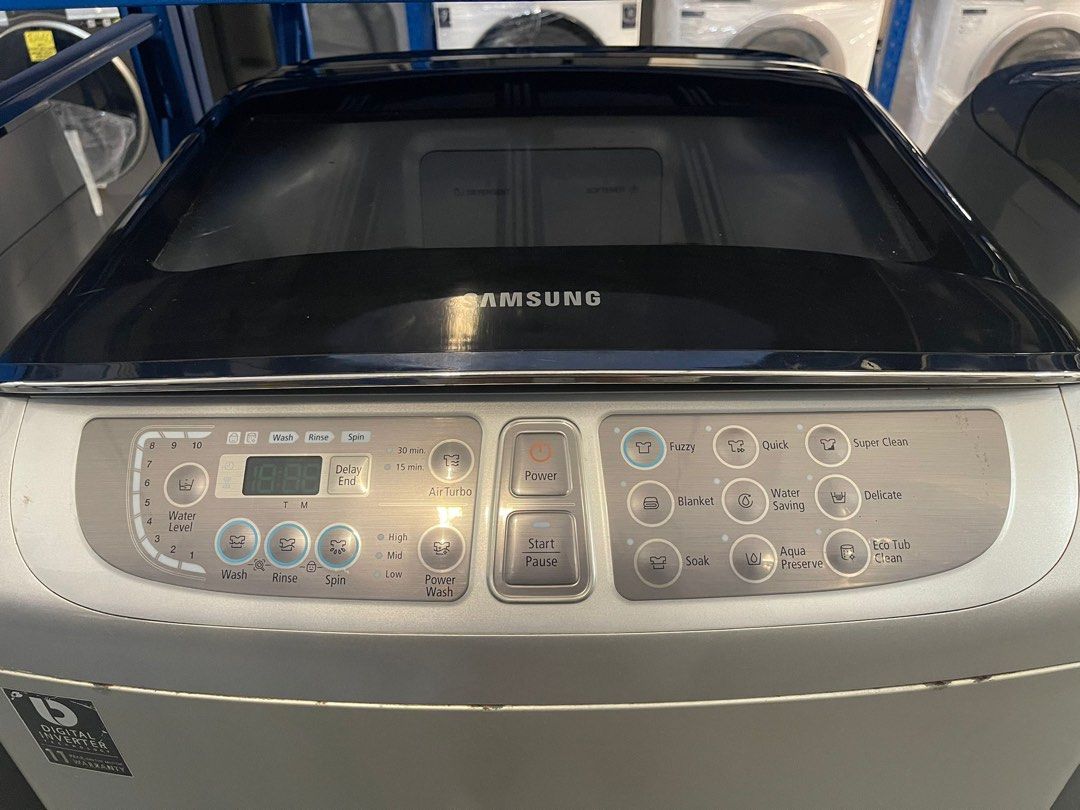 Samsung 10Kg Top Load Washing Machine WA10F5S7MTA, TV & Home Appliances ...