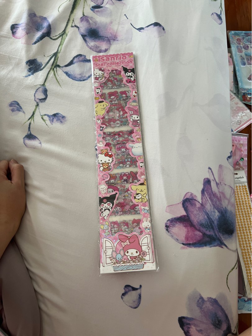 Sanrio star collection sticker (20 sheets in one pack), Hobbies & Toys ...