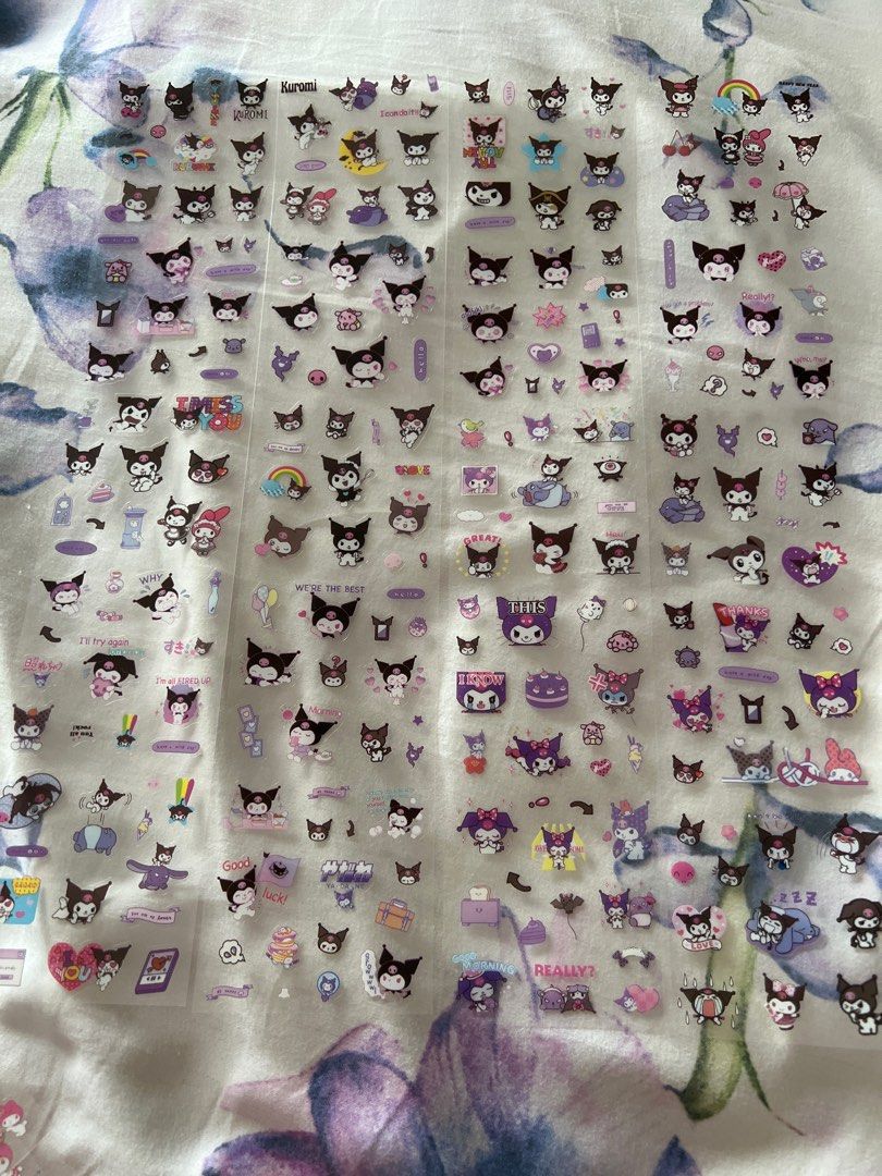Sanrio star collection sticker (20 sheets in one pack), Hobbies & Toys ...