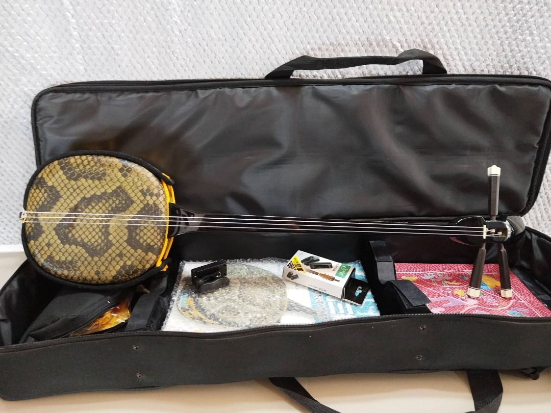 Sanshin Skin made by phyton Stringed Instrument, Hobbies & Toys, Music ...