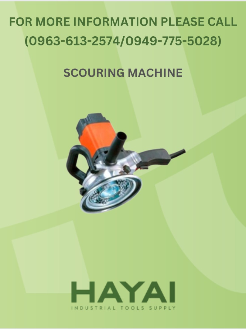 SCOURING MACHINE, Commercial & Industrial, Construction Tools ...