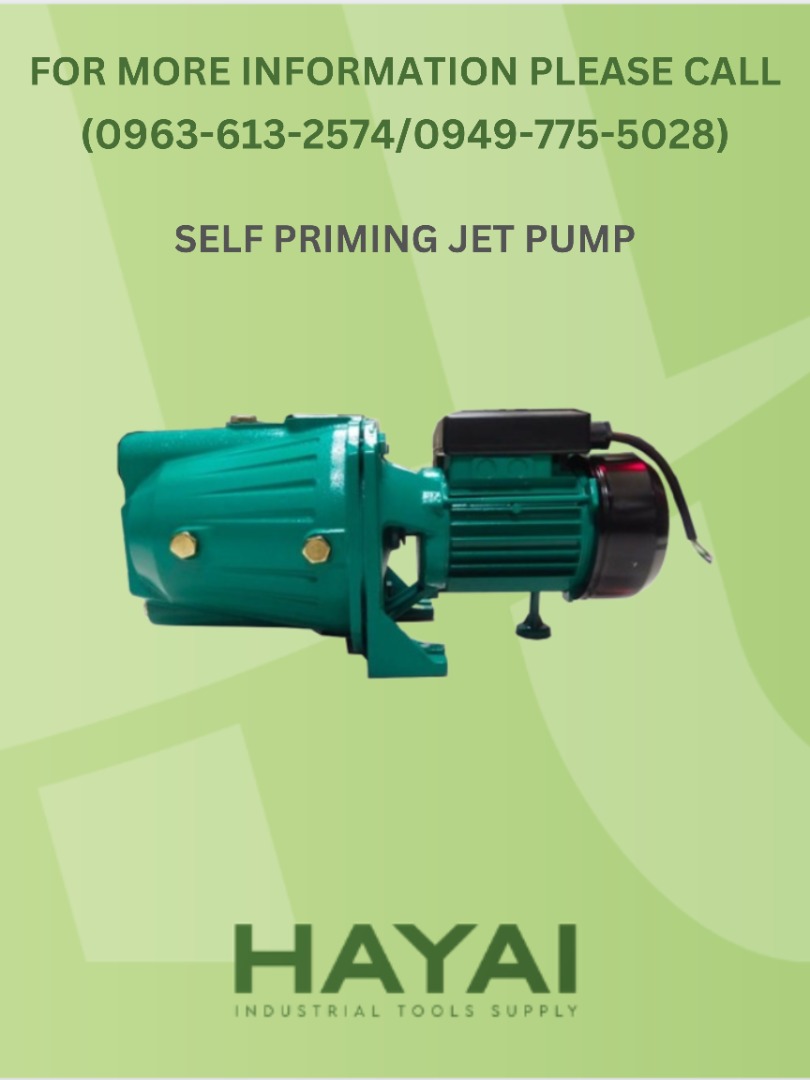 SELF-PRIMING JET PUMP, Commercial & Industrial, Construction Tools ...