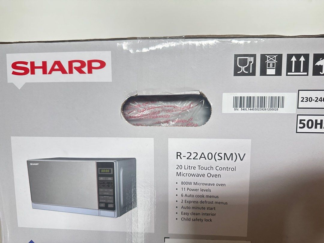 Sharp Microwave Oven 20L BNIB, TV & Home Appliances, Kitchen Appliances ...