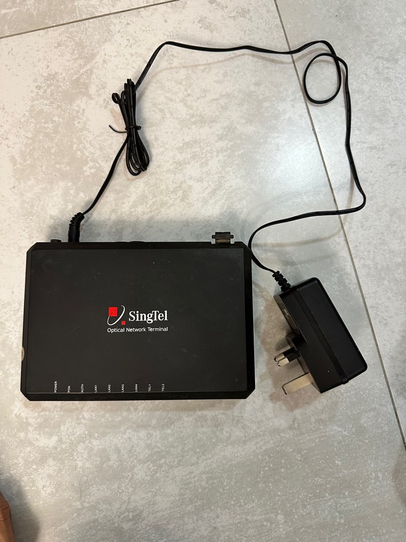 SingTel fiber ONT, Computers & Tech, Parts & Accessories, Networking on ...