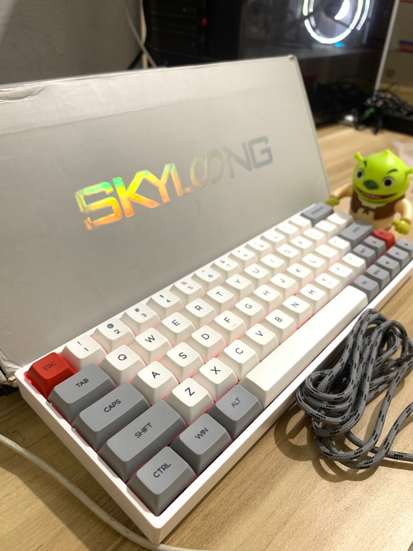 Skyloong SK64 Hotswappable BLACK Switches (THOCCY) mechanical keyboard ...