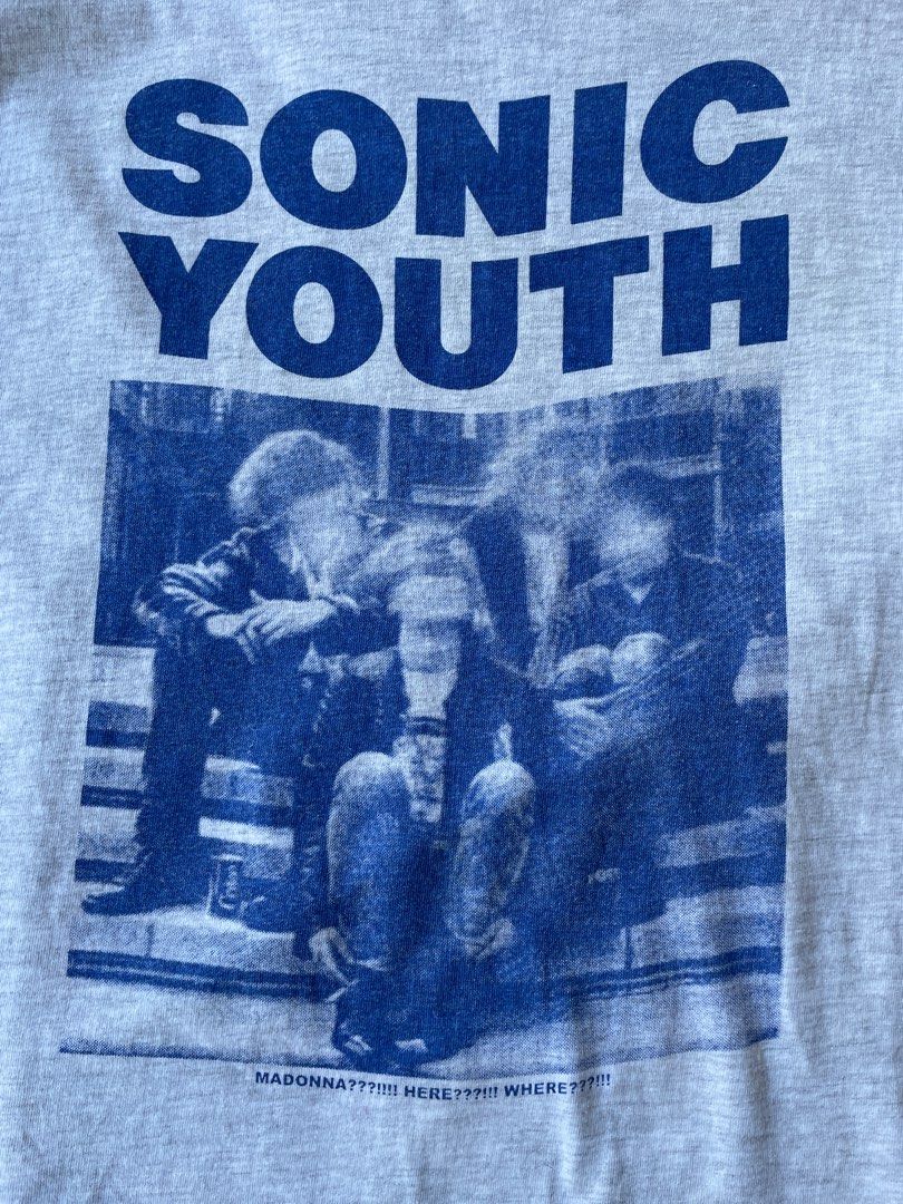 Sonic Youth Madonna Here Where Shirt, Men's Fashion, Tops & Sets ...
