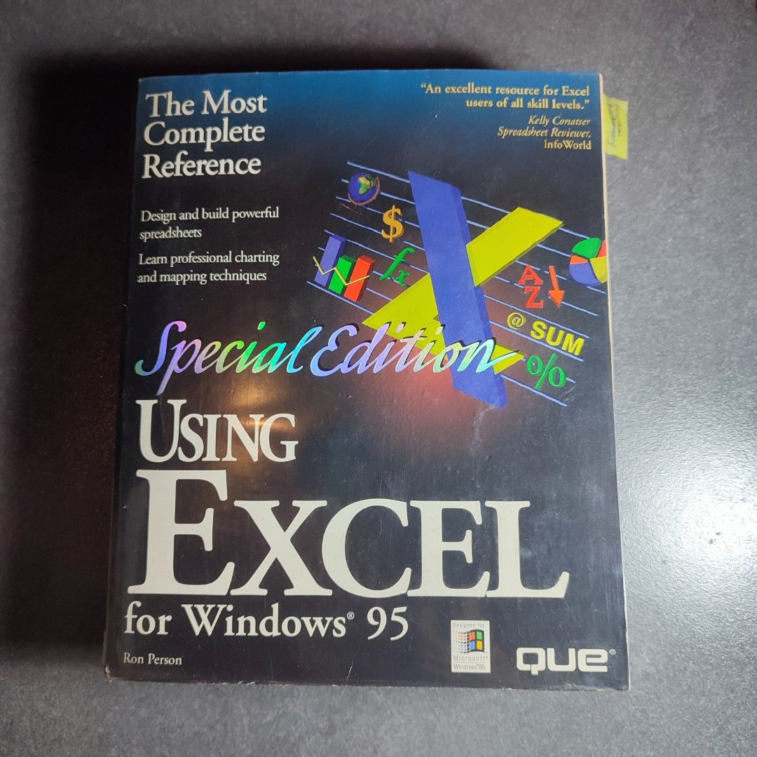 Special edition using excel for windows 95, Hobbies & Toys, Books & Magazines, Fiction & Non ...