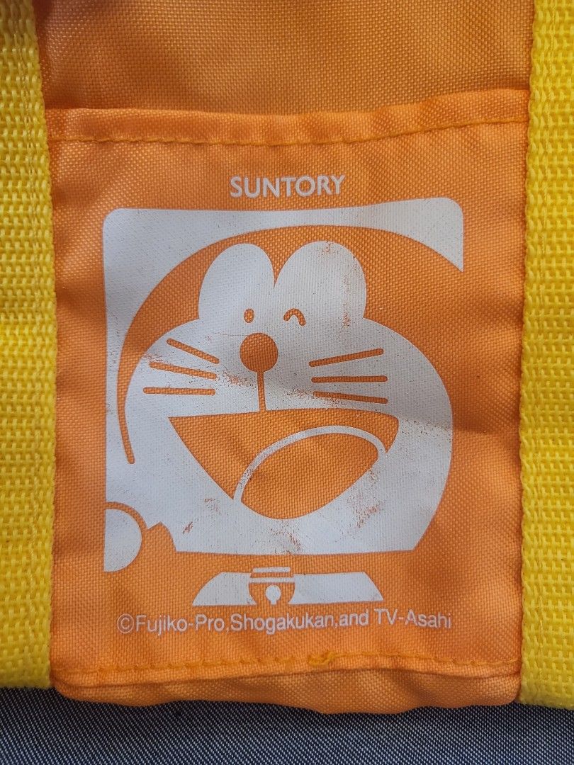 Suntory Doraemon Orange Tote Bag, Women's Fashion, Bags & Wallets, Tote ...