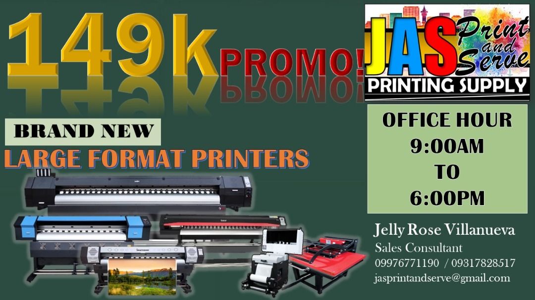 Tarpaulin Printer Machine (Large format), Computers & Tech, Printers ...