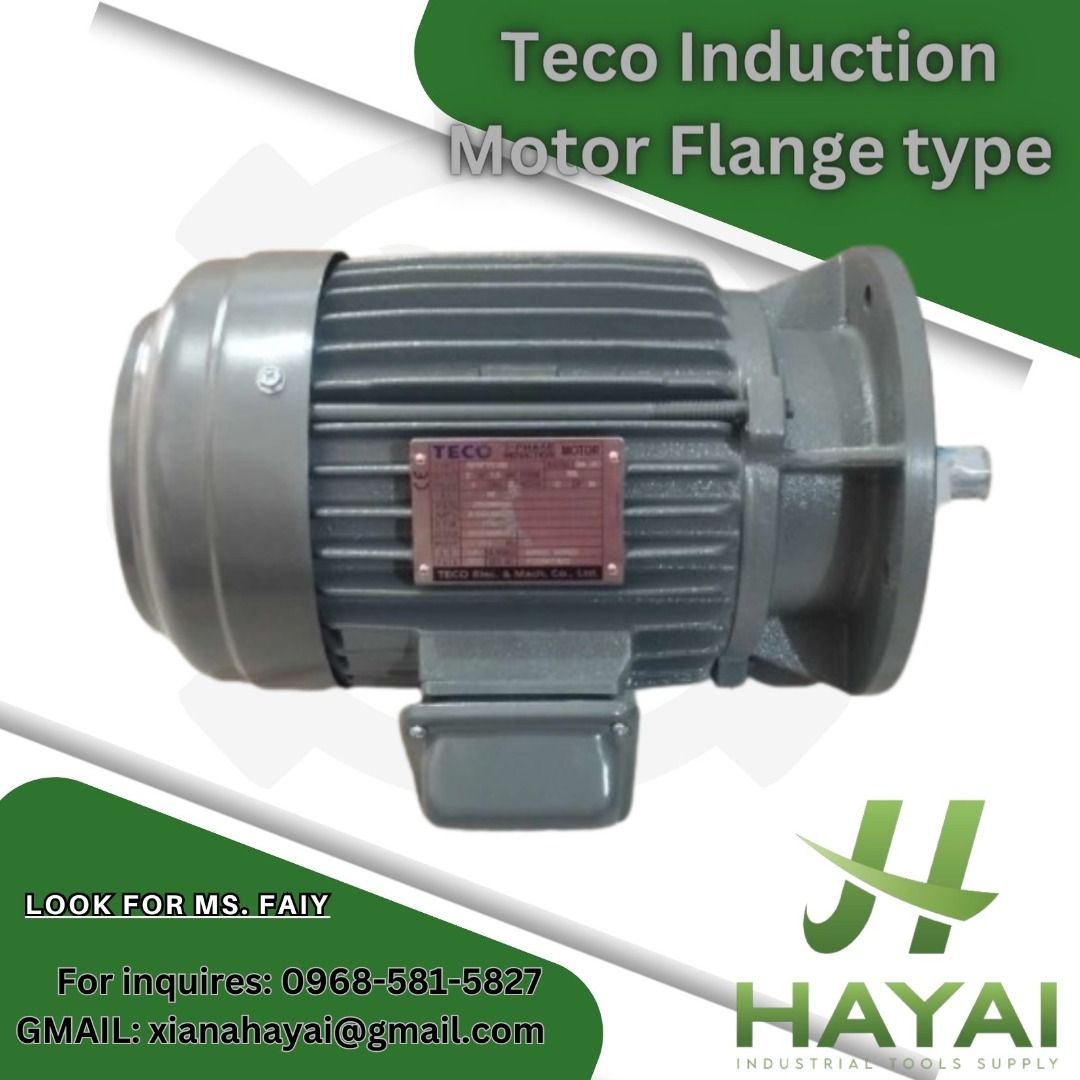 Teco Induction Motor Flange type, Commercial & Industrial, Construction ...