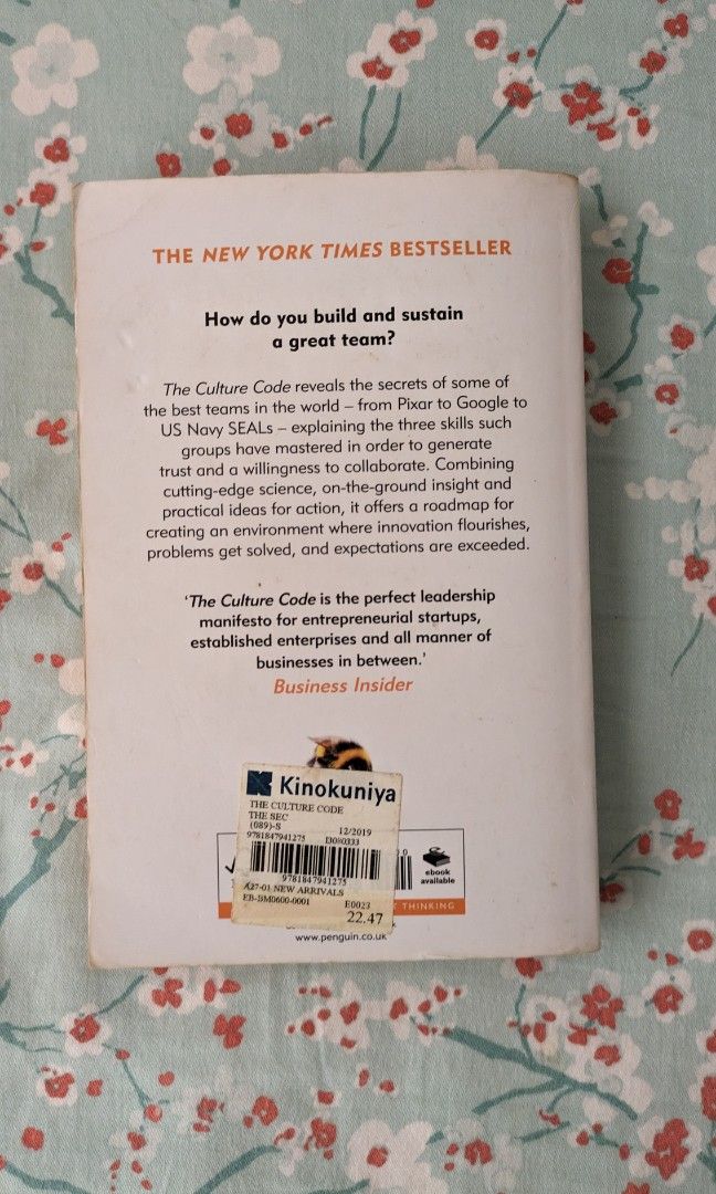 The Culture Code by Daniel Coyle, Hobbies & Toys, Books & Magazines ...