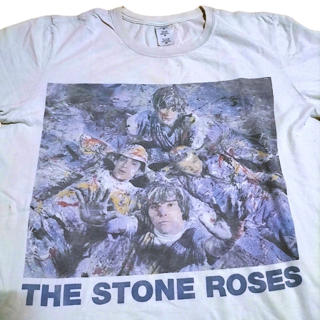 The Stone Roses Band Fashion Distressed Faded, Women's Fashion, Tops ...