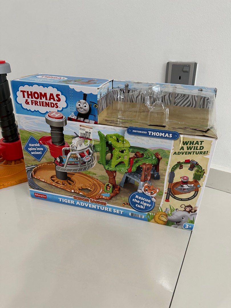 Thomas Sodor Safari tiger adventure set, Hobbies & Toys, Toys & Games ...