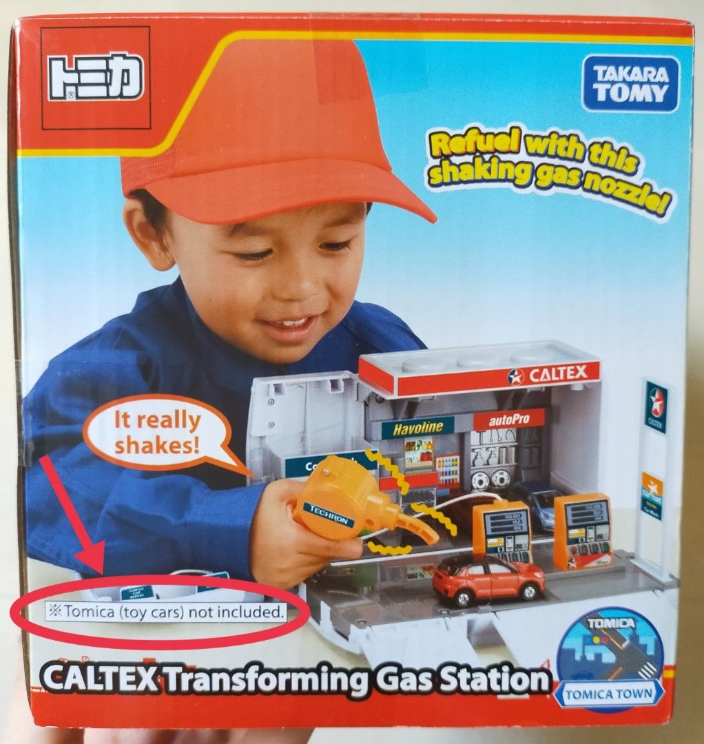 Tomica Transforming Gas Station - Caltex Limited Edition, Hobbies ...