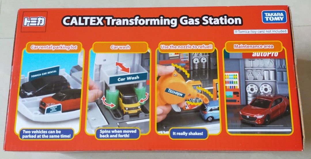 Tomica Transforming Gas Station - Caltex Limited Edition, Hobbies ...