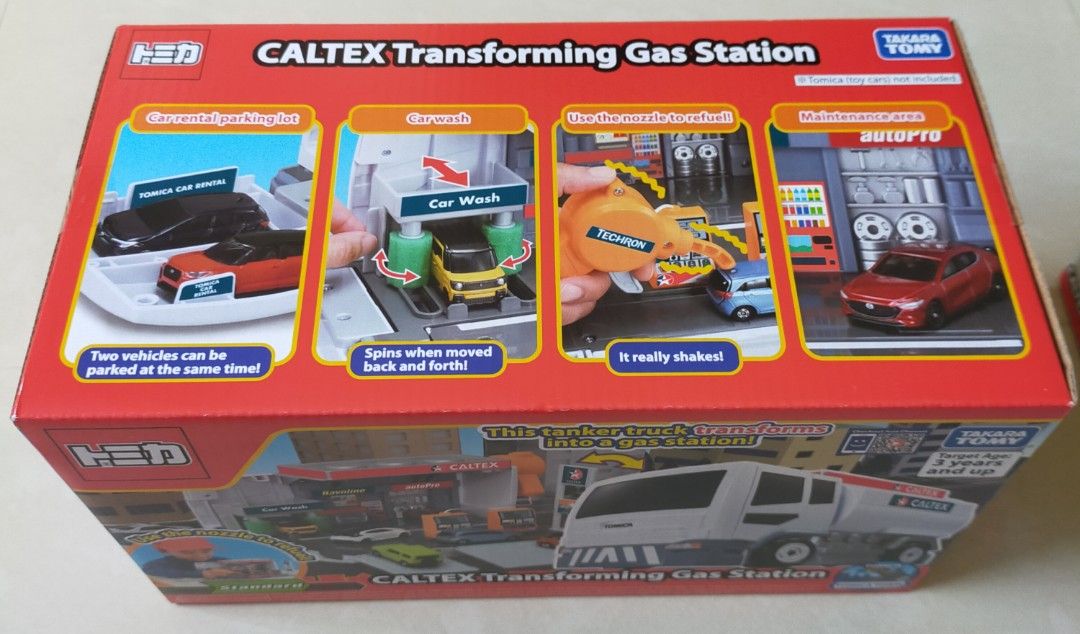 Tomica Transforming Gas Station - Caltex Limited Edition, Hobbies ...