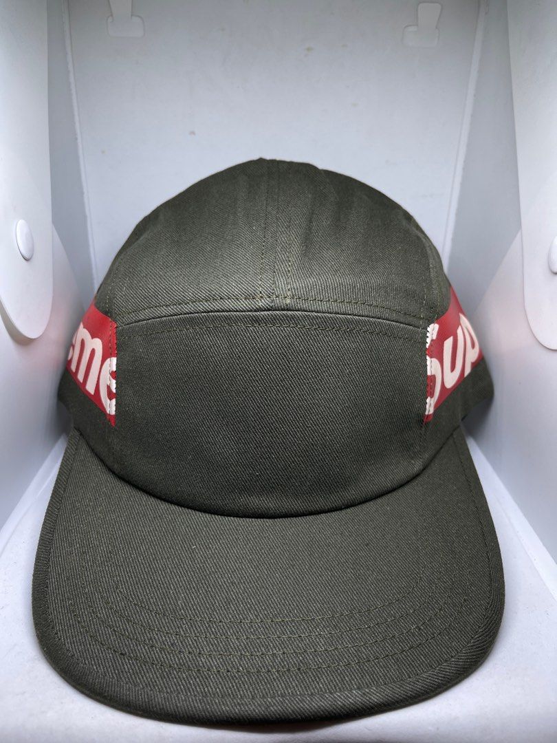 Topi 5 Panel Supreme, Fesyen Pria, Aksesoris, Topi di Carousell