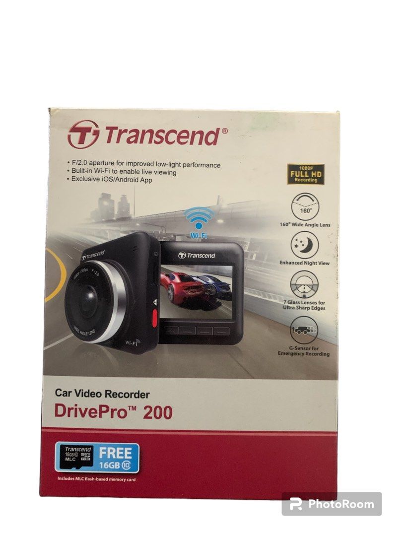 Transcend DrivePro 200, Photography, Cameras on Carousell