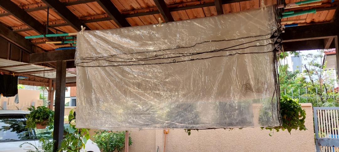 Transparent Rain Sheets size 4m x 6m. 3 sheets for sale., Furniture ...