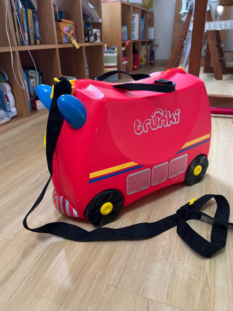 Trunki Luggage Suitcase Fire Engine Firetruck, Babies & Kids, Going Out ...