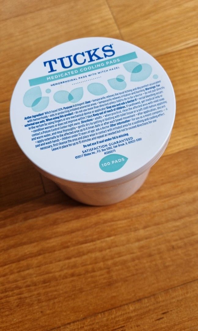 Tucks Witch Hazel Medicated Cooling Pads, Babies & Kids, Maternity Care ...