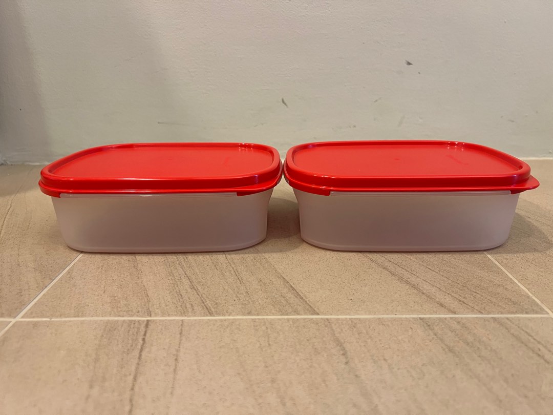 Tupperware Modular Mates Mini Rectangular Containers (850 ml ...