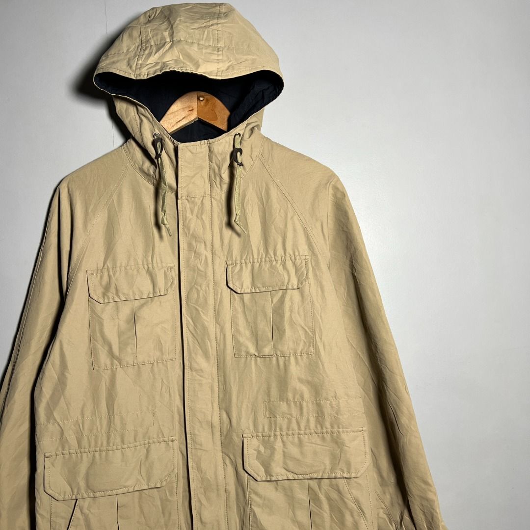 Uniqlo Utility Parka Jacket Beige, Men's Fashion, Coats, Jackets and ...