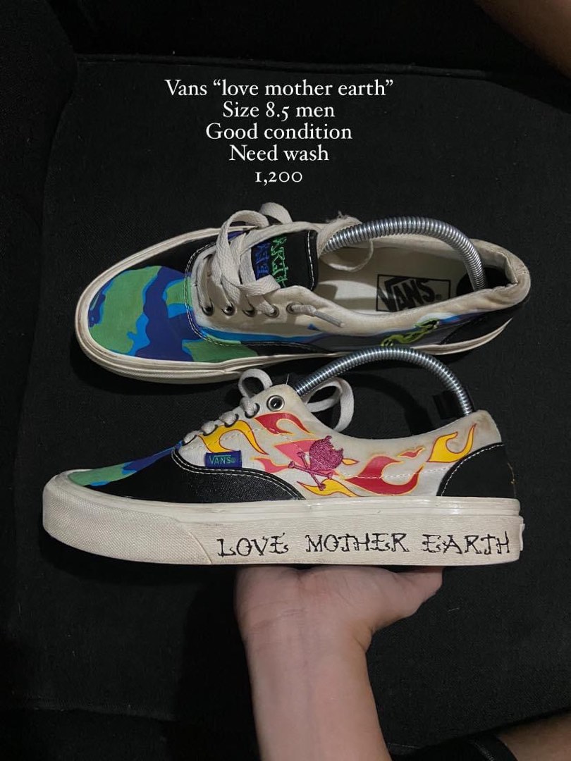 Vans “ love mother earth” (rare pair), Men's Fashion, Footwear ...