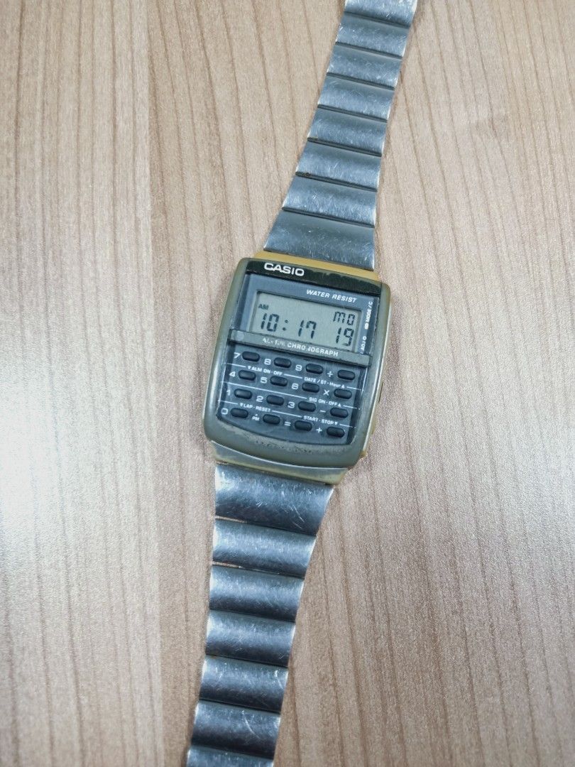 Rare Vintage 1980's Casio Calculator Watch, Luxury, Watches on Carousell