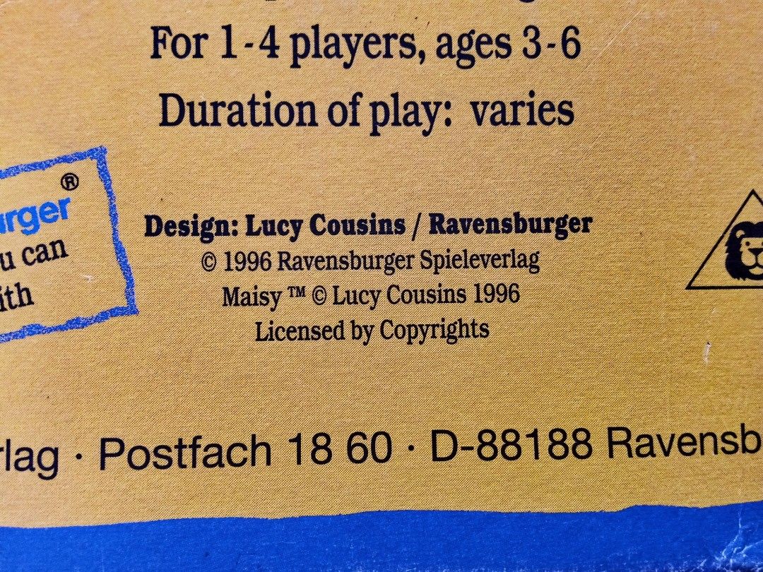 Vintage 1996 Maisy ABC Game - A First Memory & Matching Game, Puzzle ...