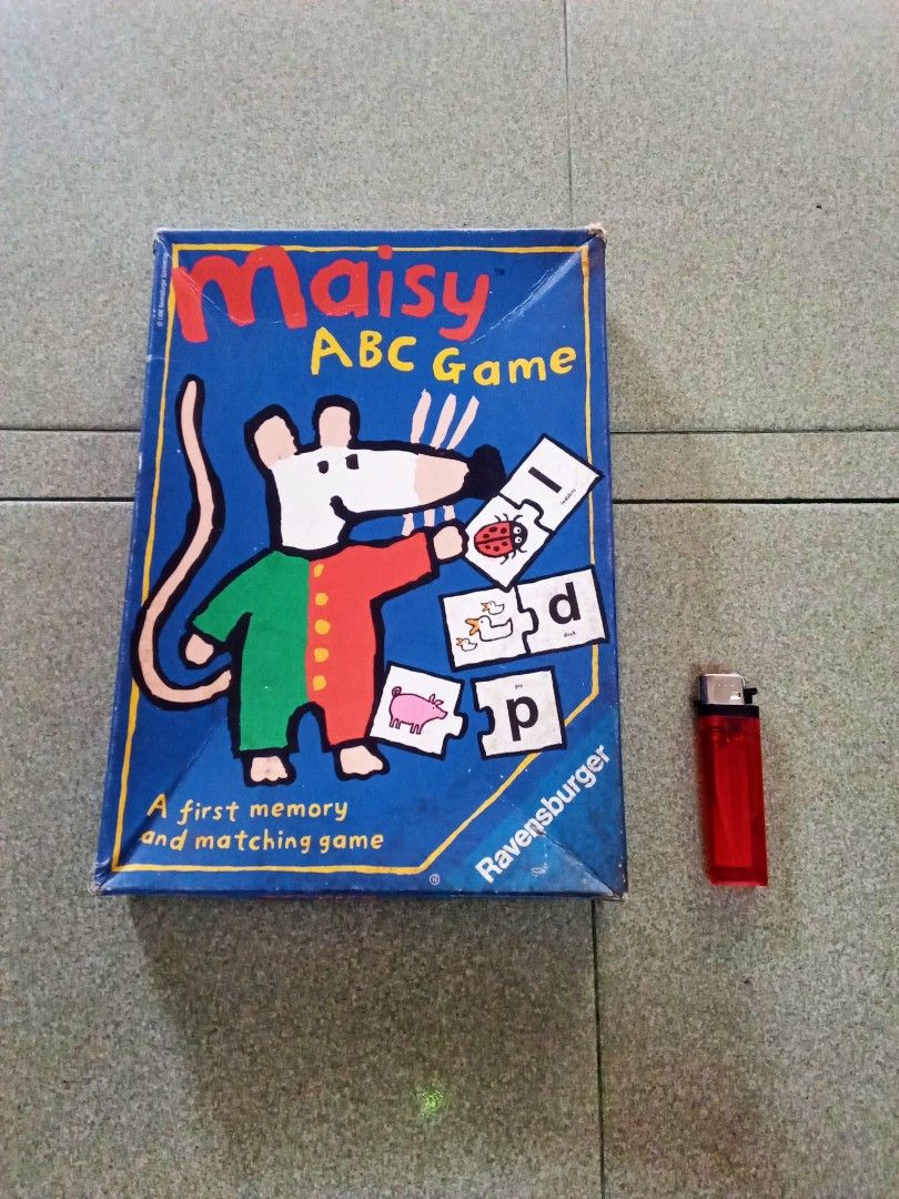 Vintage 1996 Maisy ABC Game - A First Memory & Matching Game, Puzzle ...