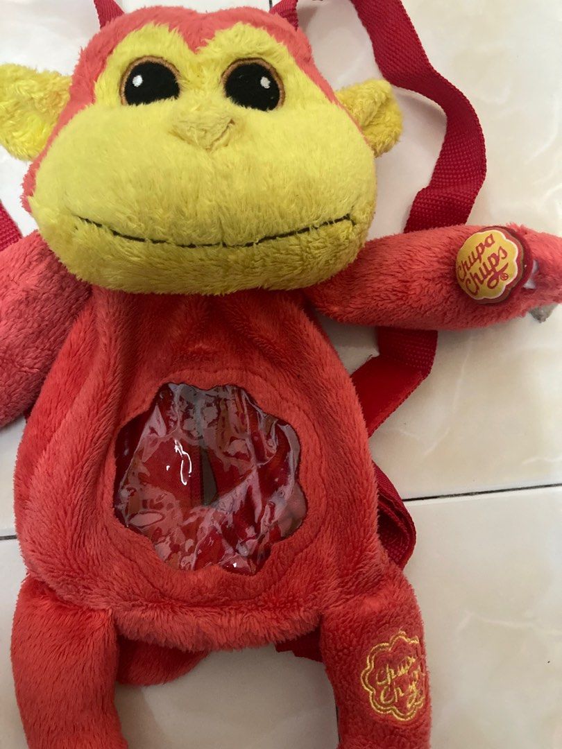 Vintage Chupa Chups Lollipops Red Monkey mini backpack bag, Hobbies ...