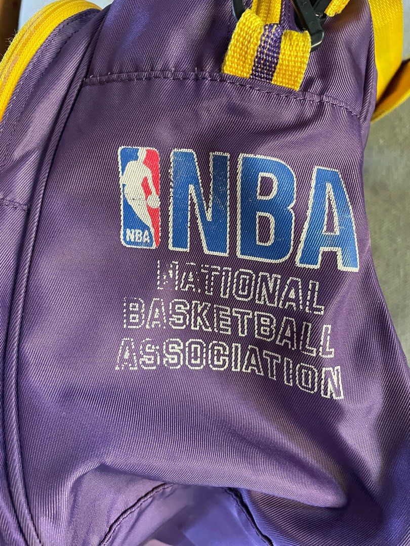 Vintage NBA Lakers Duffle Bag, Men's Fashion, Bags, Sling Bags on Carousell