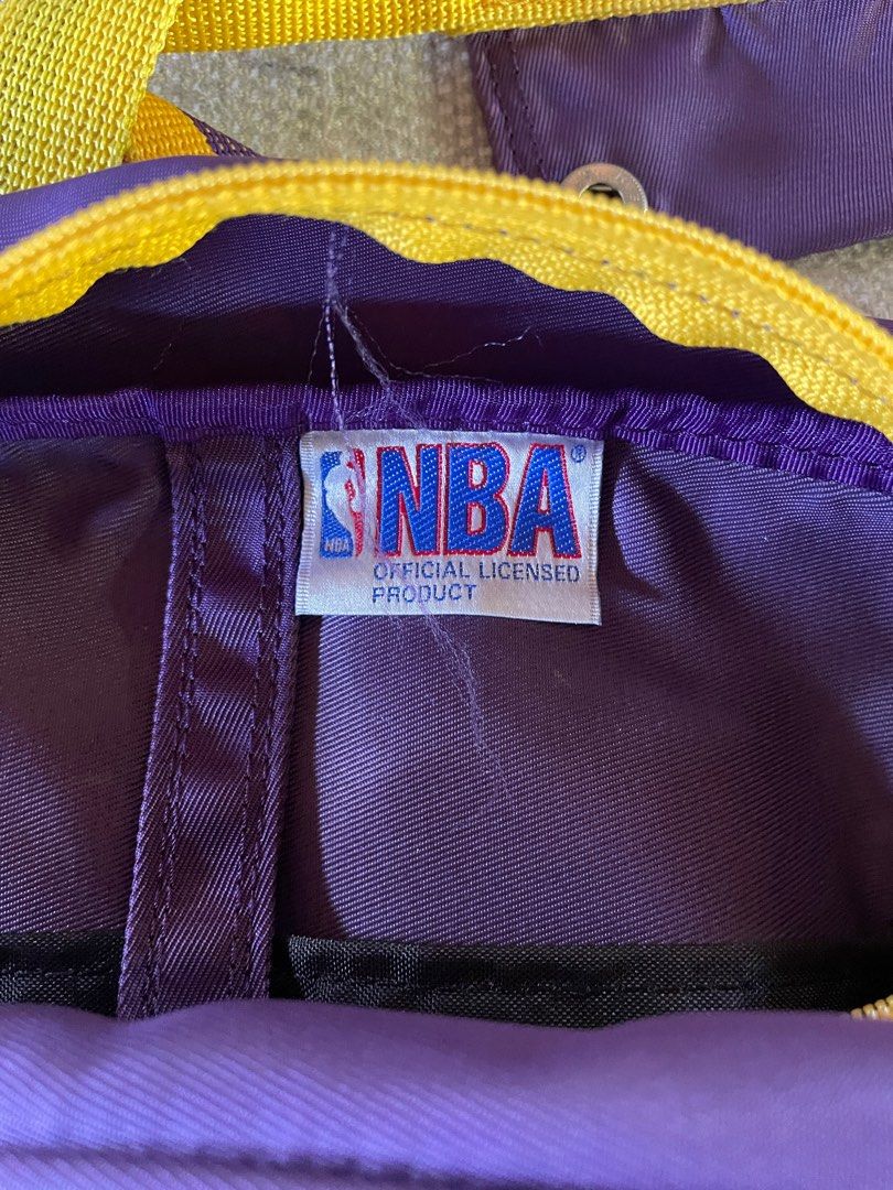 Vintage NBA Lakers Duffle Bag, Men's Fashion, Bags, Sling Bags on Carousell