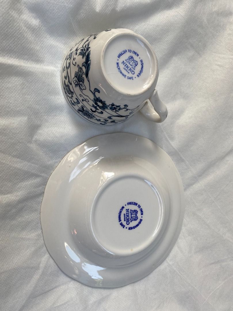 vintage nikko japan tea cup and saucer set2, Furniture & Home Living ...