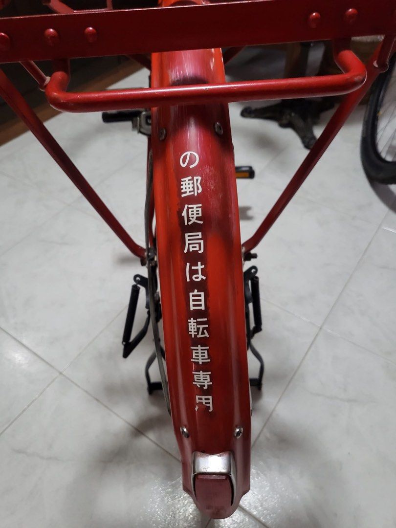 Vintage Tokyo Japan red postman bicycle, Sports Equipment, Bicycles ...