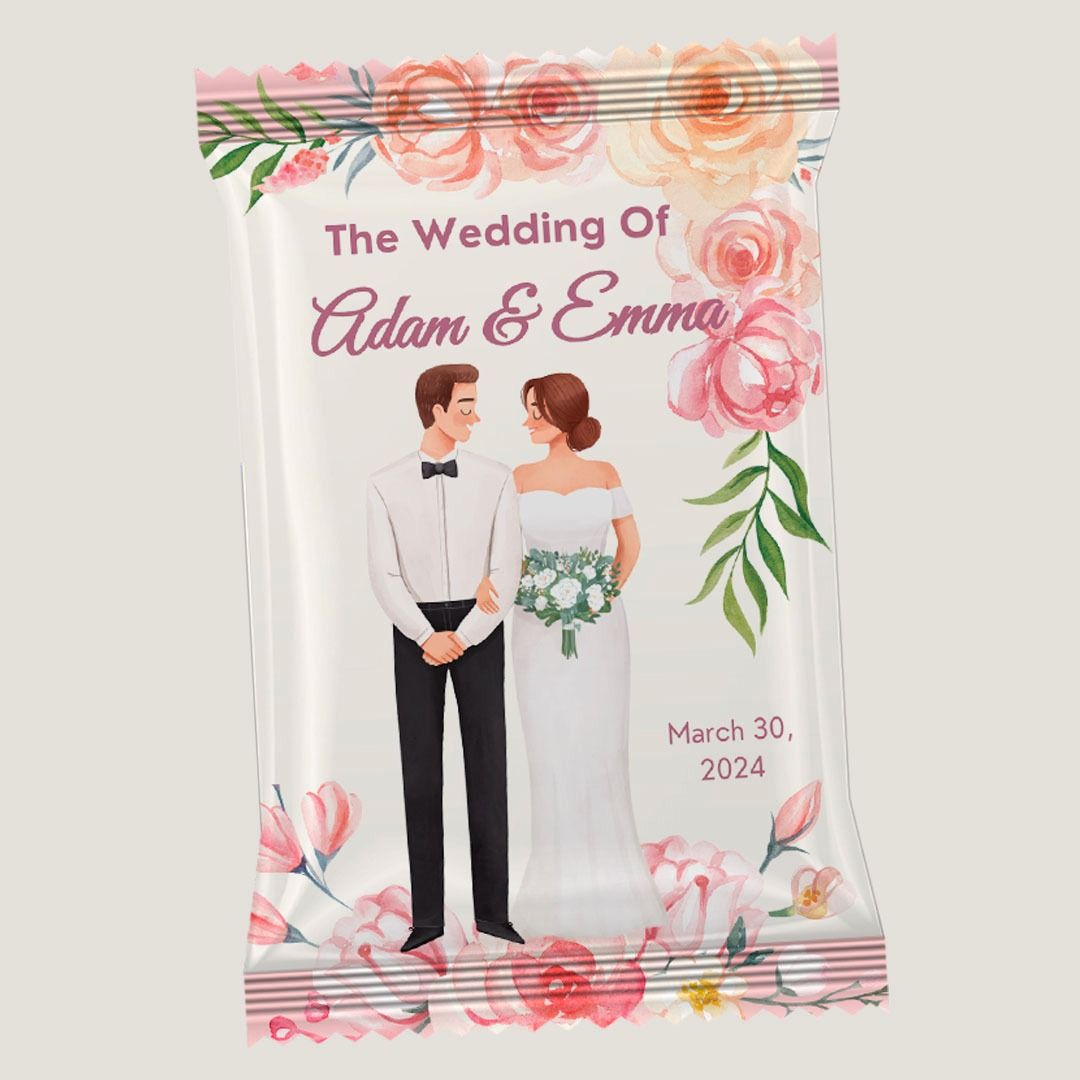 Wedding Chip Bag Customised Chip Bags Wedding Gift Door Gifts Party ...