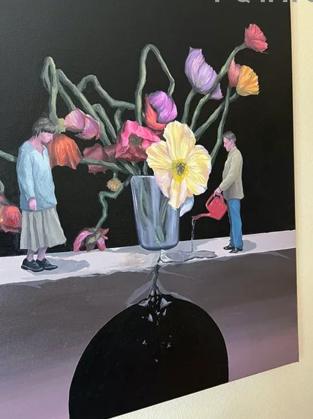 Why does loving you feel like watering rotten flowers, Furniture & Home ...