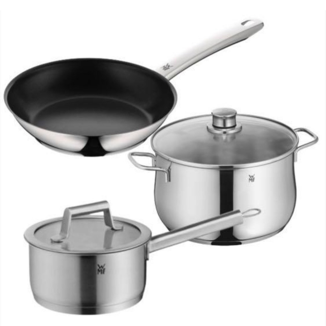 WMF DIADEM PLUS 3PC SET STAINLESS STEEL, Furniture & Home Living ...
