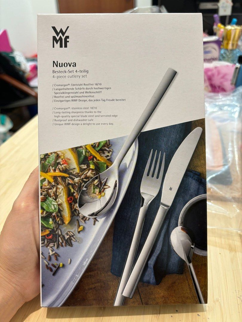 WMF Nuova 4 - piece Cutlery set, Furniture & Home Living, Kitchenware ...