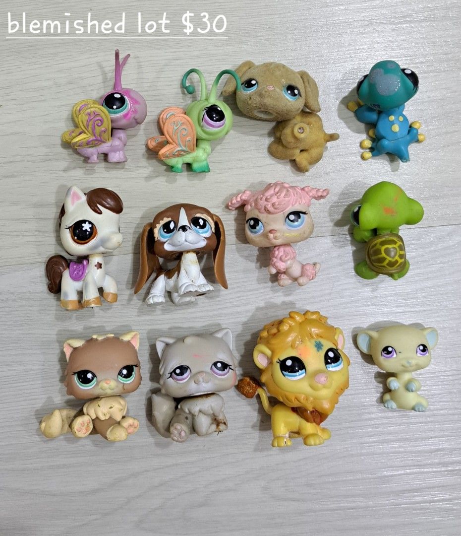 wts lps littlest pet shop raccoons, birds, pigs, cows, others, Hobbies ...