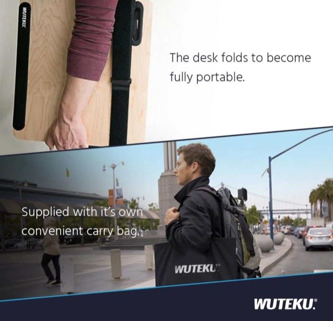 Wuteka Portable Standing Desk, Computers & Tech, Parts & Accessories ...