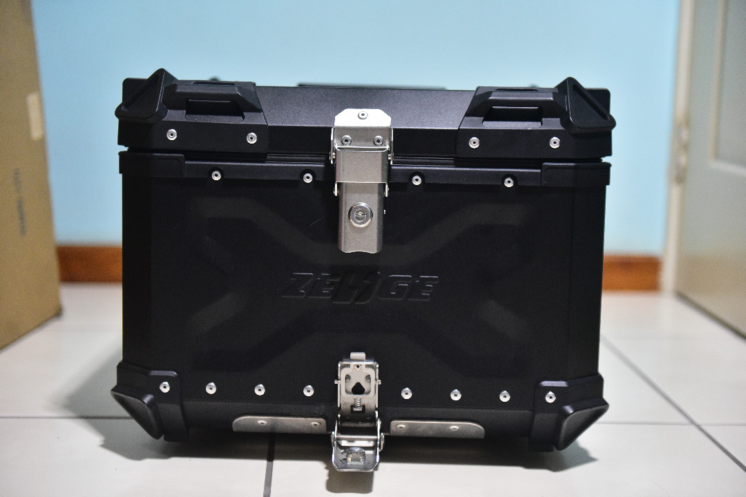 Xedge 55L Aluminum Top Box - with Baseplate & Backrest, Motorcycles ...
