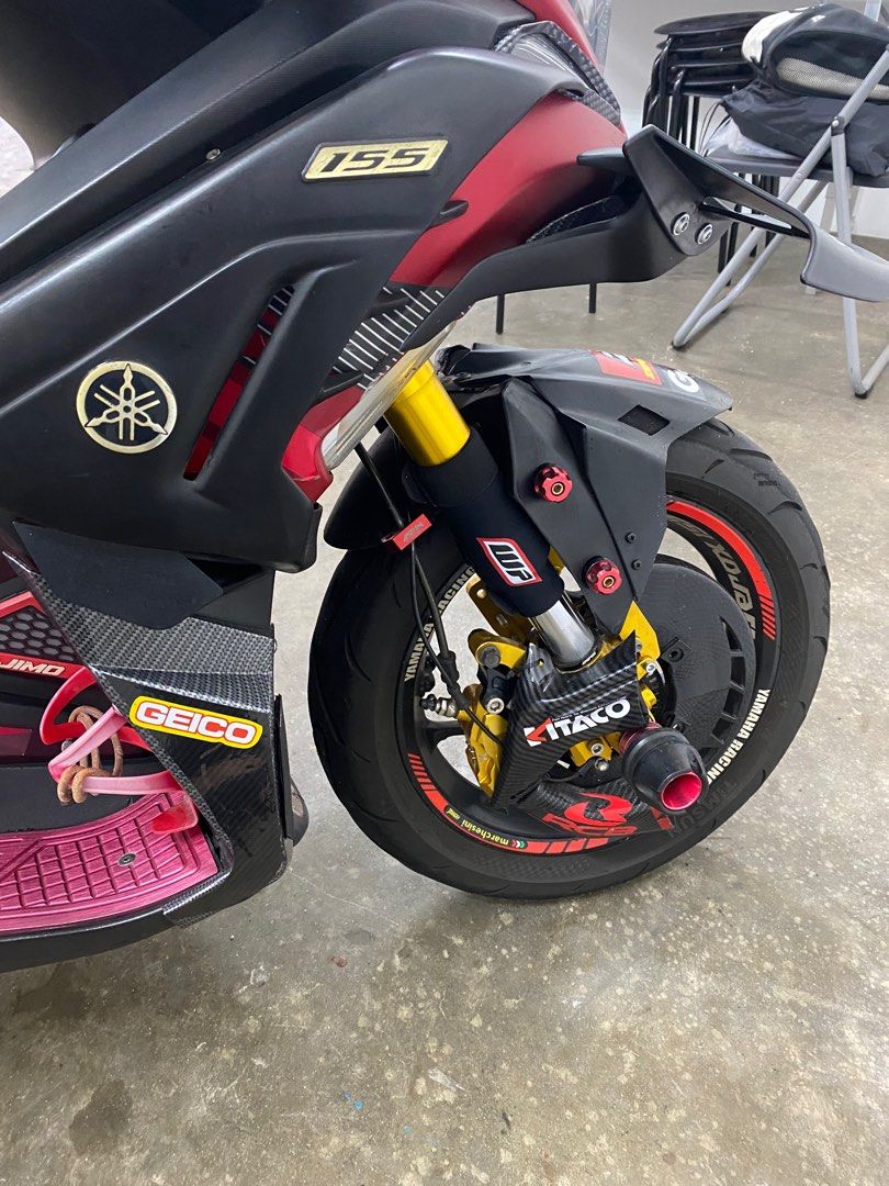 YAMAHA AEROX KEYLESS (04/2028), Motorcycles, Motorcycles for Sale ...