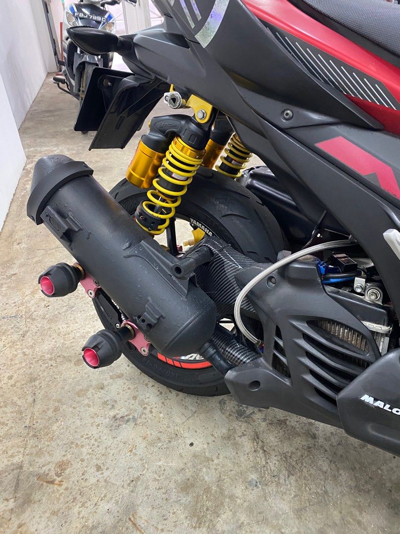 YAMAHA AEROX KEYLESS (04/2028), Motorcycles, Motorcycles for Sale ...