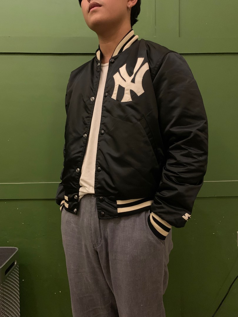 Yankees vintage Varsity Jacket 90s, Fesyen Pria, Pakaian , Baju Luaran ...