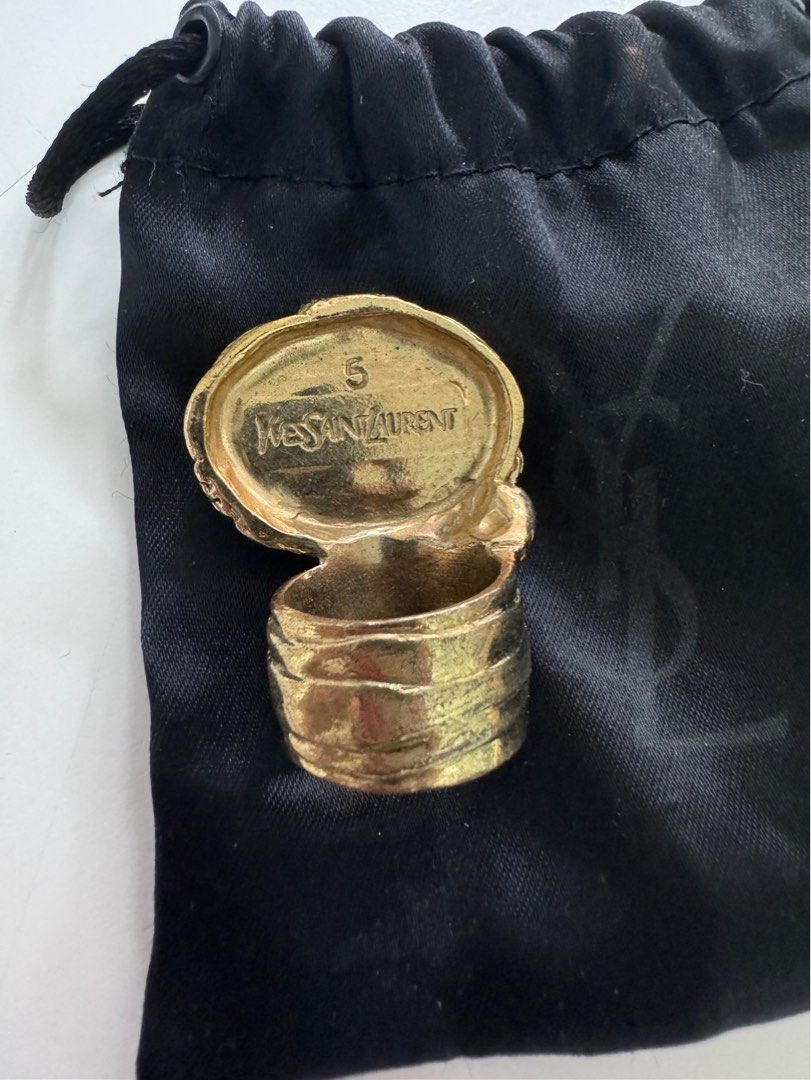 YSL Arty Ring (size 5), Luxury, Accessories on Carousell