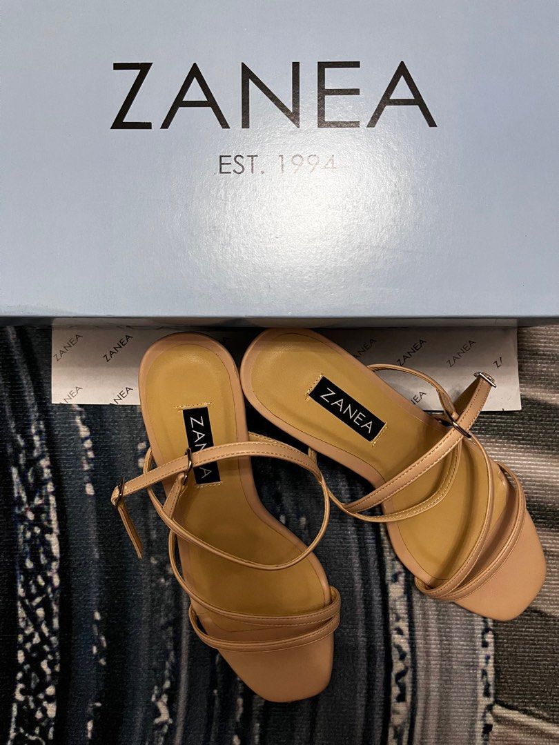 Zanea Nude Sandals, Women's Fashion, Footwear, Sandals on Carousell
