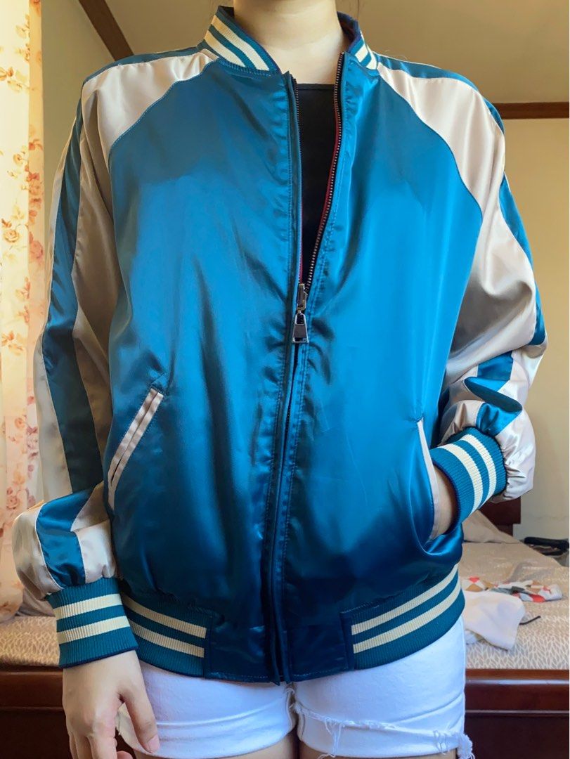 Zara Hina Matsuri reversible bomber jacket, Women's Fashion, Coats ...