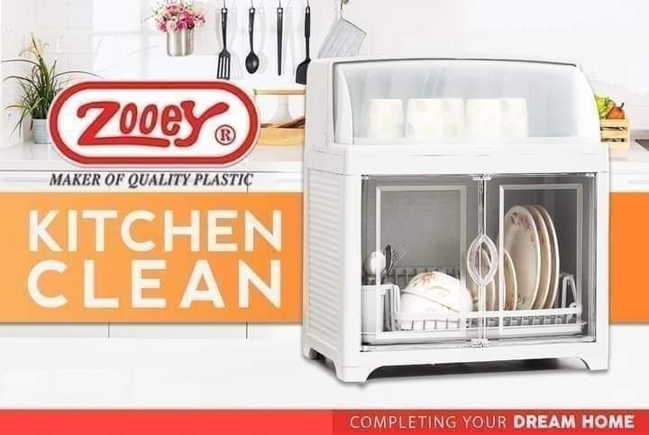 ZOOEY DISH CABINET KITCHEN CLEAN, Furniture & Home Living, Home ...